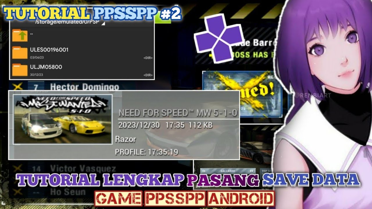 GUIDE PASANG SAVE DATA GAME PPSSPP DI ANDROID