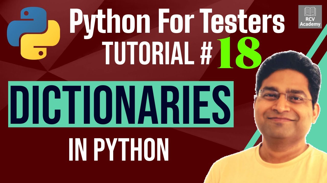 Python for Testers #18 - Dictionaries in Python | Python Dictionaries