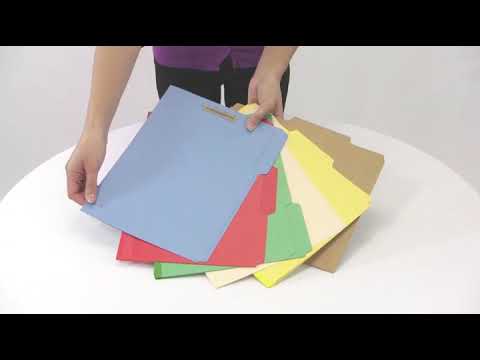 Smead Classification File Folder, 2 Dividers, 2"" Expansion, 2/5-Cut Tab, Letter Size, Manila