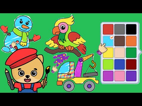 Drawing for Kids | Doodle games | Coloring for Kids | App Gameplay | Educational | 2020