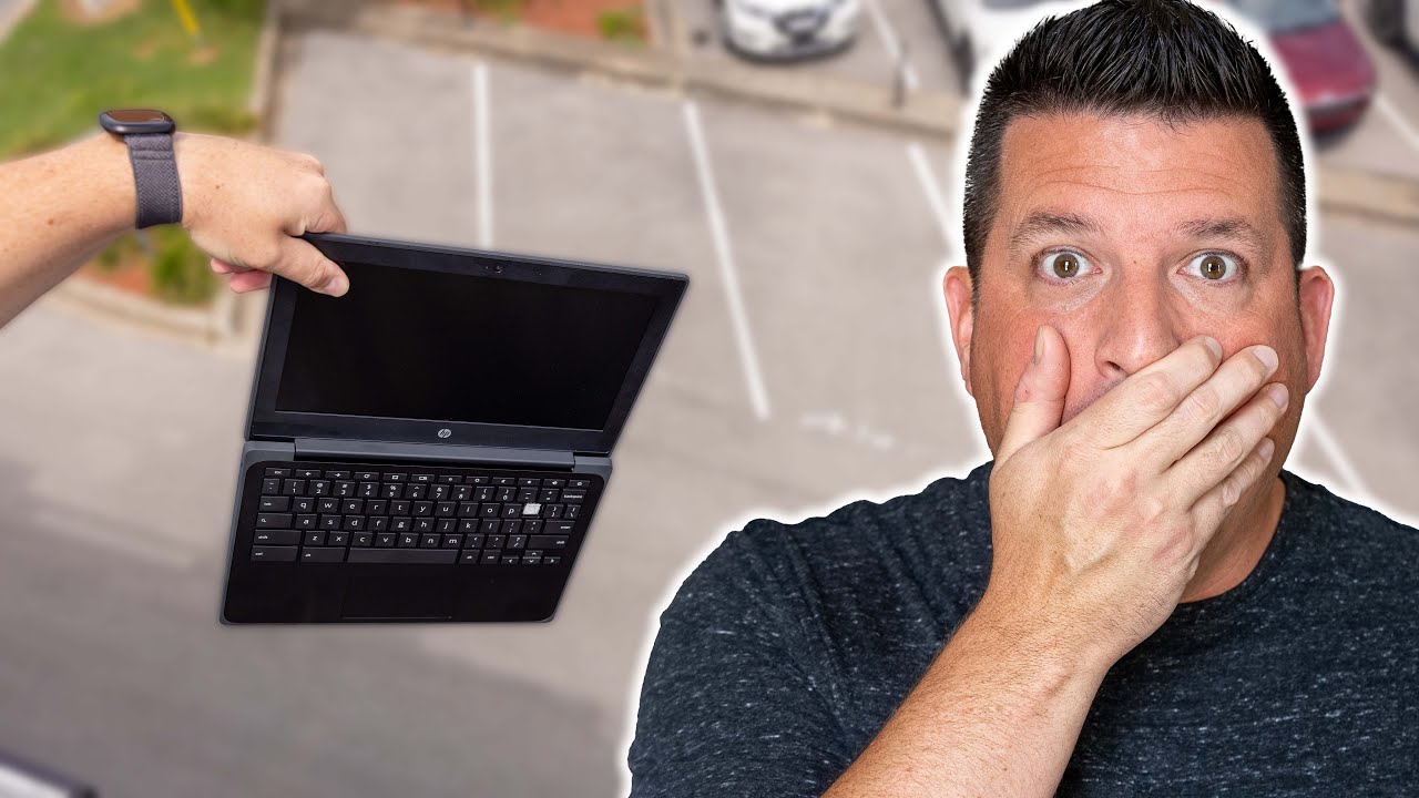 We beat up a rugged Chromebook, then dropped it off the roof