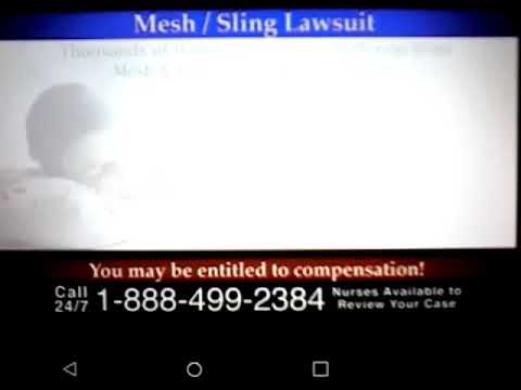 LEE MURPHY LAW TV COMMERCIAL MESH/SLING LAWSUIT ISPOT.TV