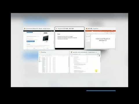 Install RStudio and Setup for R Notebook in Windows 11