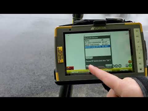 How to change radio channels on Topcon HiperVR base and rover