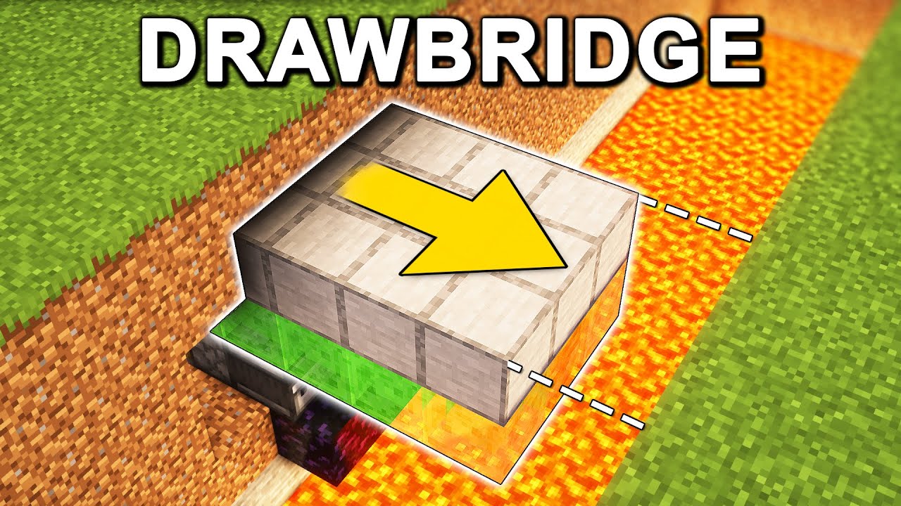 EASY Automatic Drawbridge in Minecraft 1.21+ (Tutorial)