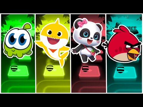 Om Nom ๐ Baby Shark ๐ Baby Bus ๐ Angry Bird Red.