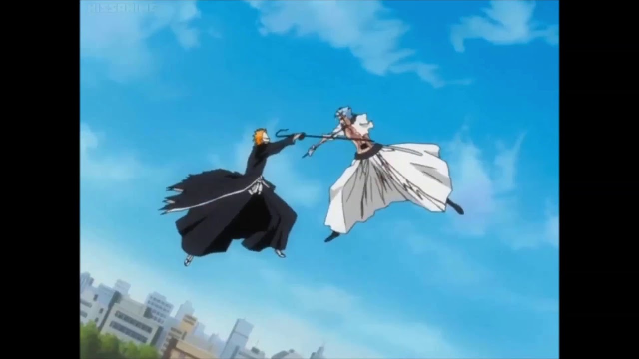 Ichigo (Hollow Mask) vs Grimmjow but a bit quicker