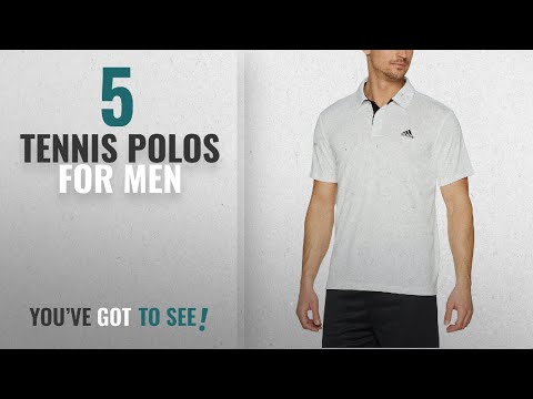 Top 10 Tennis Polos For Men [2018]: Adidas Men's Approach Polo, White, Medium