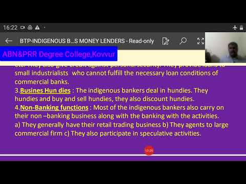 Indigenous Banking # 18