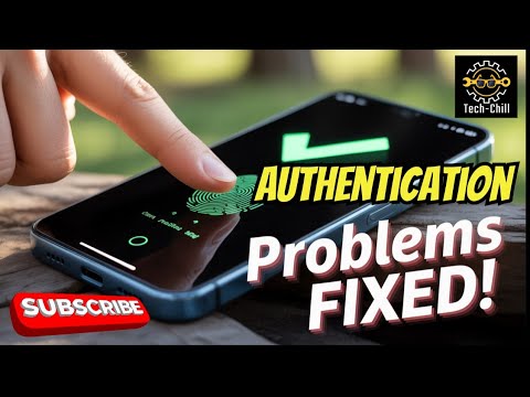 Authentication problems on a smartphone or tablet