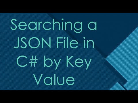 Searching a JSON File in C# by Key Value