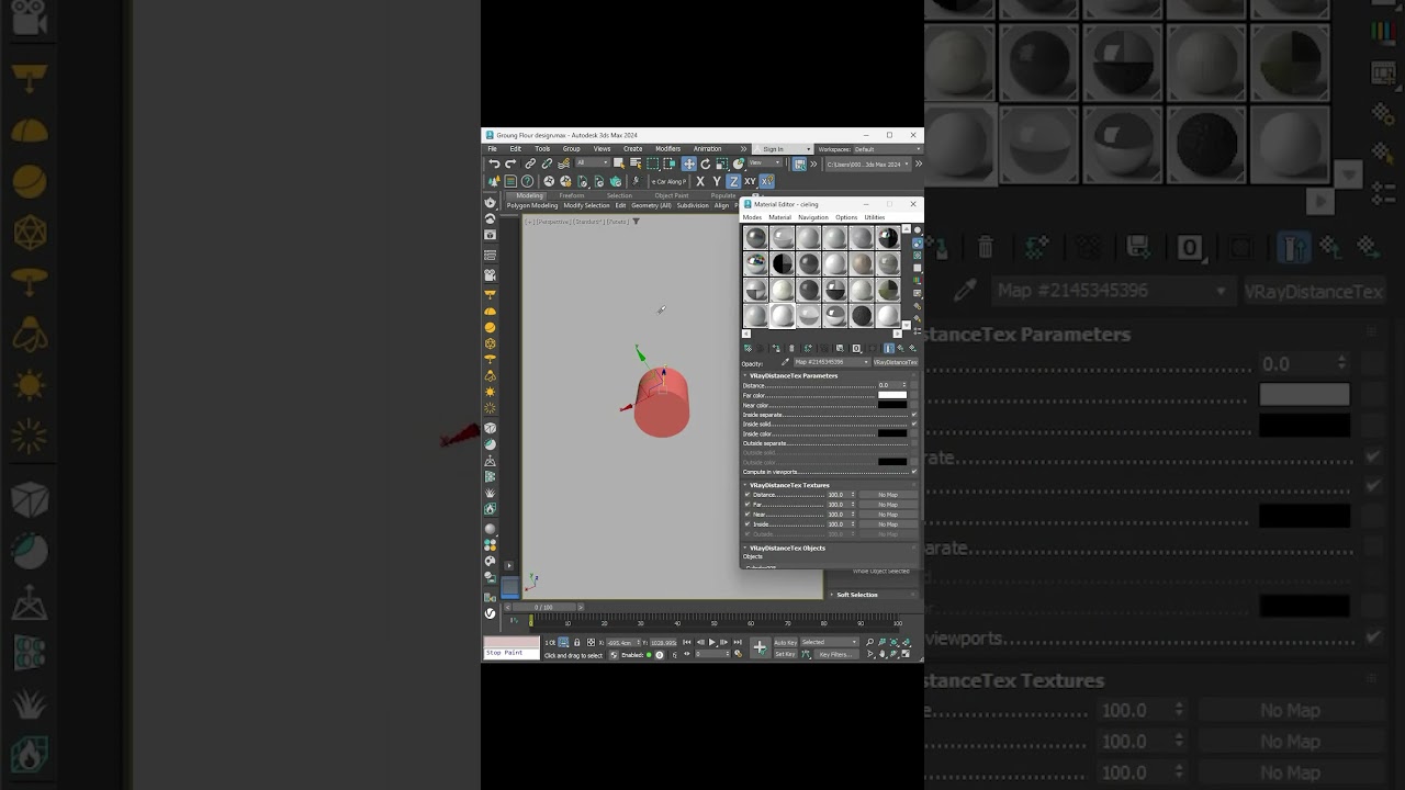 How to use the Vray distance tex map . An example of a spot light rendering #3dsmax #3drenderings
