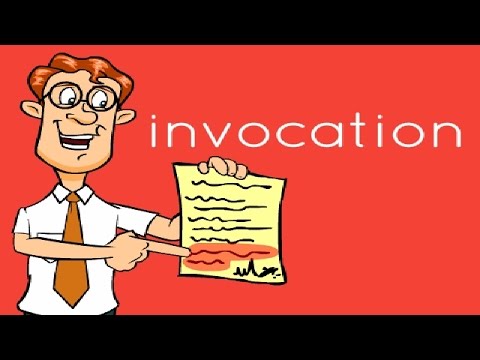 Invocation Meaning 2