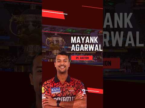 IPL 2025 MEGA AUCTION: MAYANK AGARWAL | UNSOLD PLAYERS LIST | LAST TEAM