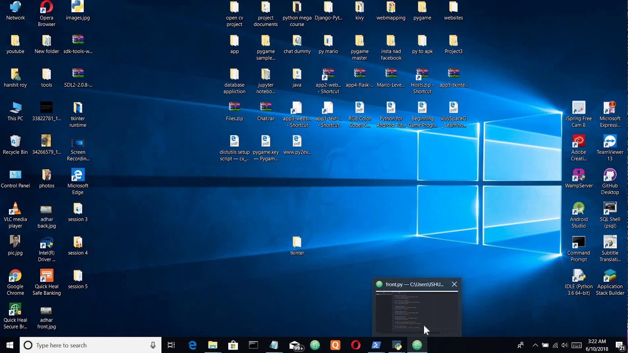 python tkinter video tutorial video 3::Creating gui using tkinter  part 2