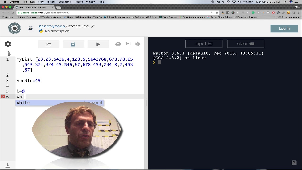Python 30 - Linear Search