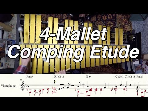 Jazz Vibes Etude: 'Trafalgar' - 4-Mallet Comping Etude in C and F