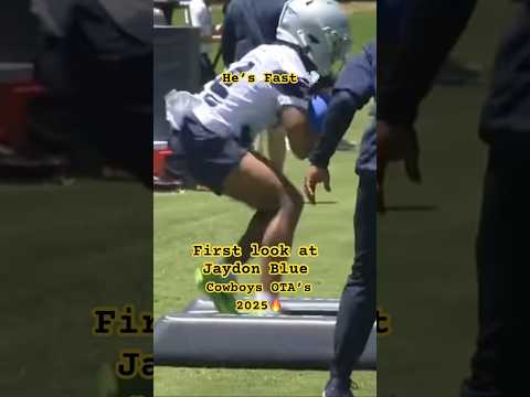 Jaydon Blue At Cowboys OTA’s Practice 2025 🔥 This kid is lighting fast and shifty! #DC4L