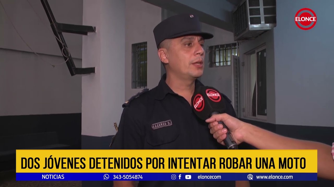 Dos jóvenes detenidos por intentar robar una moto