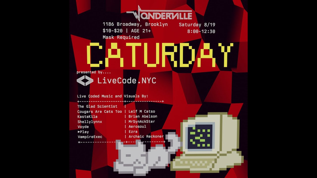 Recap of Livecode NYC Presents: CATURDAY at Wonderville