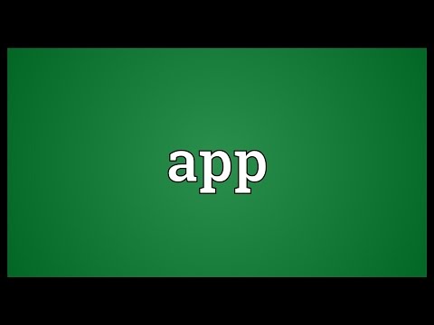 App Meaning