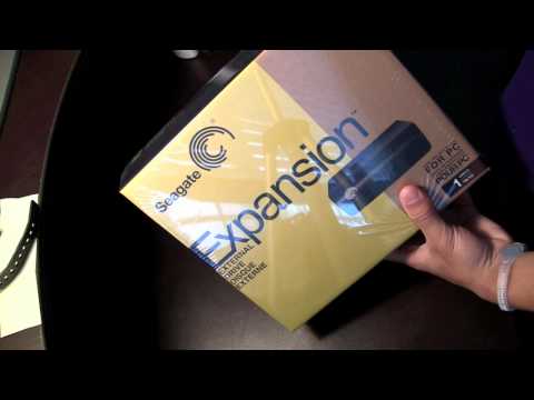 Seagate 1TB external Hard Drive - Unboxing & Review