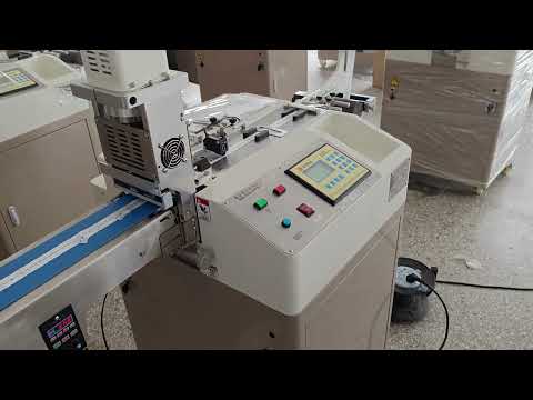 600pcs/min Clothing Polyester Satin Ribbon High Speed Good Quality Ultrasonic Label Cutting Machine