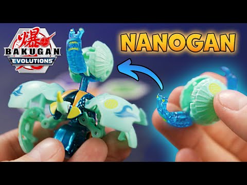 The new, smaller Bakugan: Nanogan