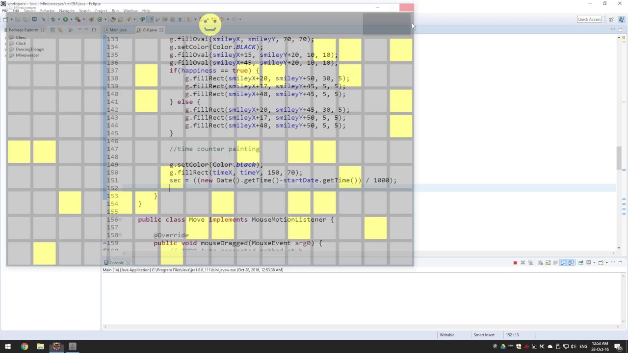 Java Tutorial - Creating a Minesweeper - Part 09 (Creating a time counter)