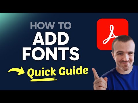 How to ADD Fonts to Adobe Acrobat (Step by Step) 2025