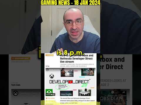 Xbox and Bethesda Developer Direct 2024 Schedule - Shorts Video Page
