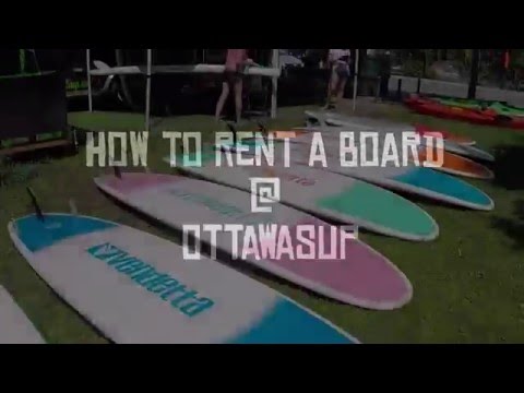how to rent a board @ ottawasup