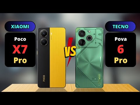 Poco X7 Pro vs Tecno Pova 6 Pro Comparison