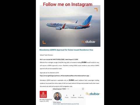 FLY DUBAI LATEST UPDATE || DUBAI VISA UPDATE || BAD NEWS FOR DUBAI RESIDENTS HOLDER