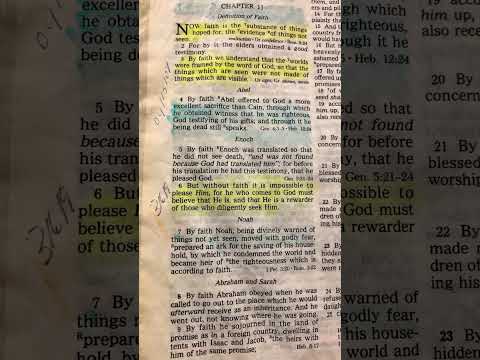 Hebrews 11:1-9 Definition Of Faith