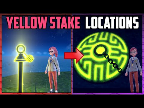 All Yellow Stake Locations - Pokémon Scarlet & Violet (Unlock Legendary Battle!)