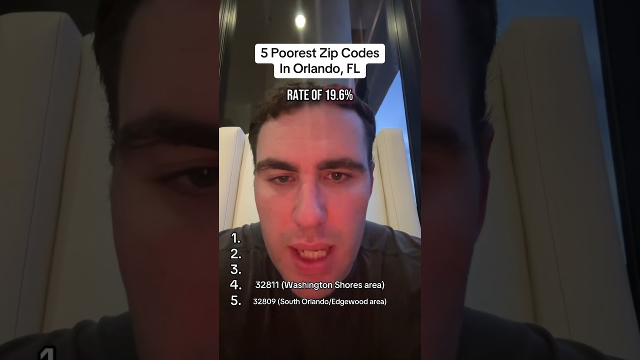 Poorest Zip Code Rank: Orlando, FL #top5ranking #top5 #ranking #orlando #florida #zipcode