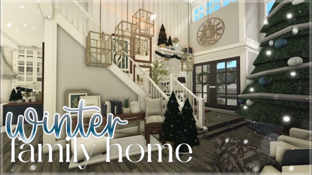 Bloxburg | Winter Family Home | Roblox | House Build