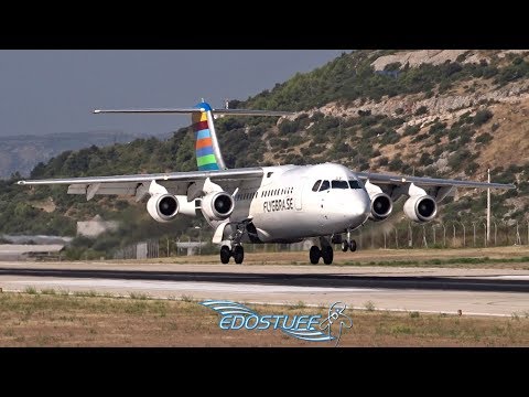BRA Braathens Regional Airlines - Avro 146-RJ100 SE-DSV - Landing at Split Airport LDSP/SPU