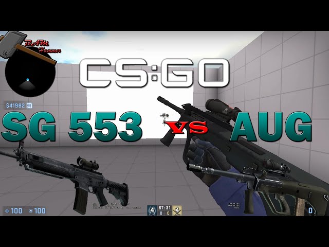 AUG vs SG553: Which CS:GO assault rifle is better?
