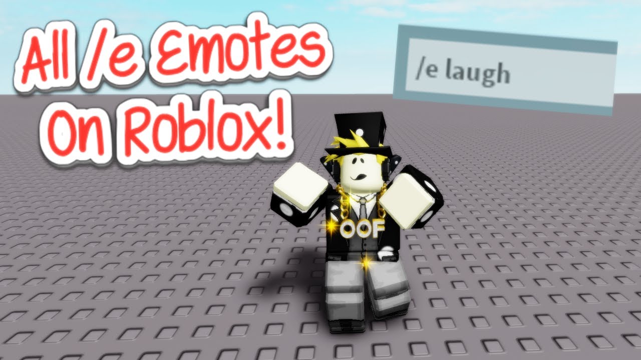All /e Emote Chat Commands on Roblox! (2025)