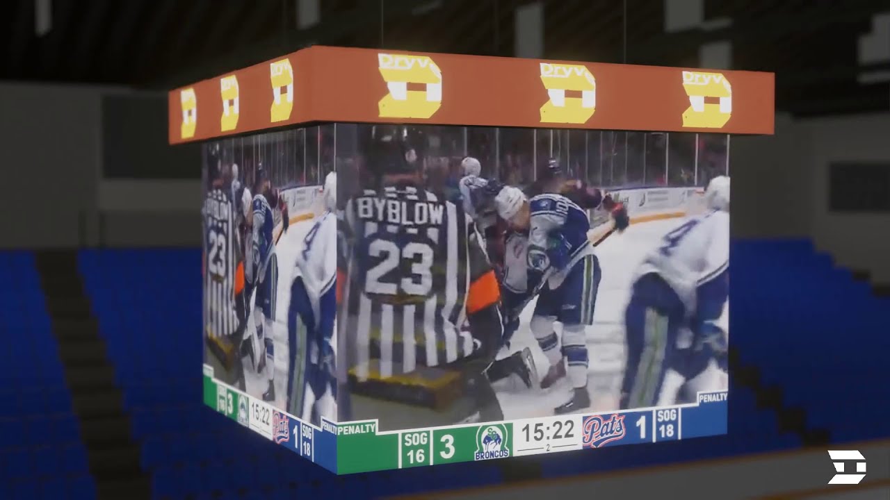 Swift Current Broncos Scoreboard Animation
