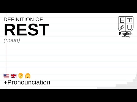 REST meaning, definition & pronunciation | What is REST? | How to say REST