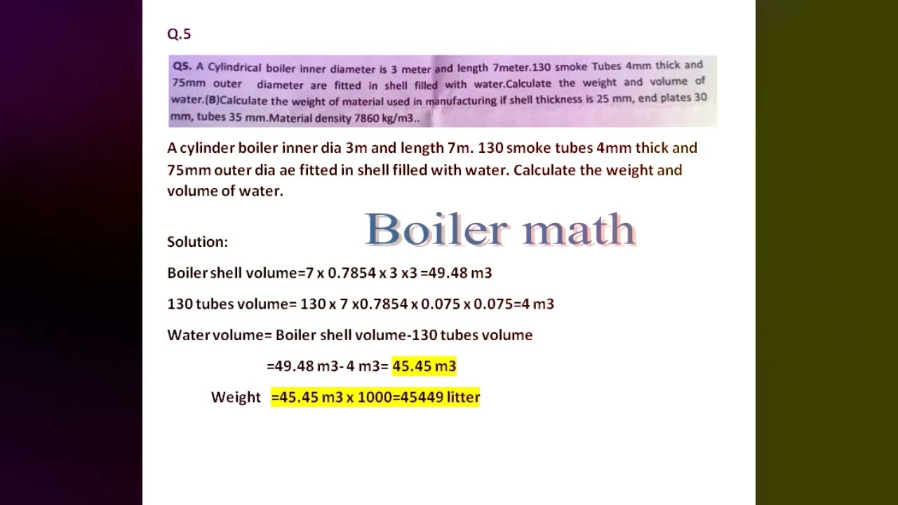 Boiler Math paper 2023 solution