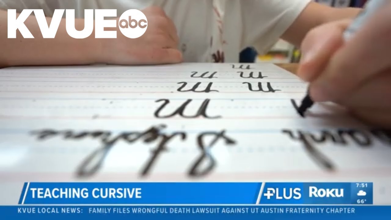 Cursive making a comeback at this Virginia middle school