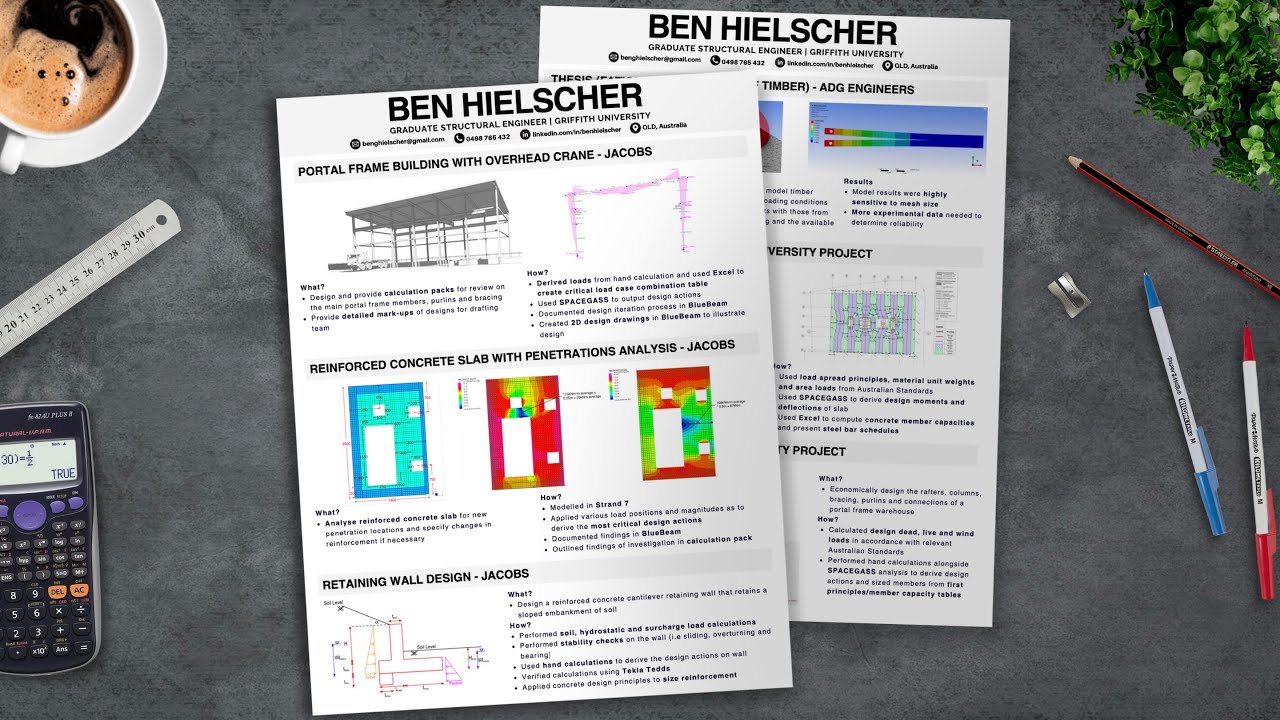 How to Create A Civil Structural Engineering Portfolio