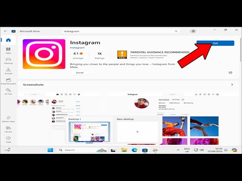 How To Download Instagram App in Windows 11 (Pin To Desktop)