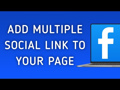 How To Add Multiple Social Link To Your Page On Facebook On PC (New Update)