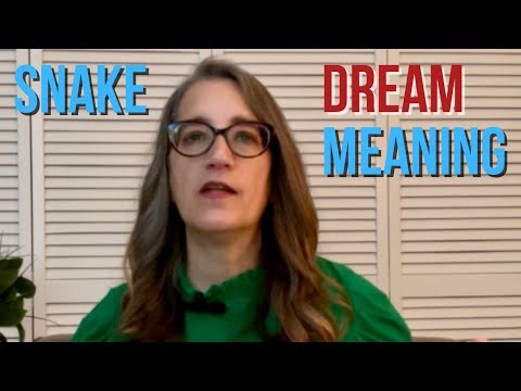 What SNAKES Mean In a Dream | Dream Interpretation