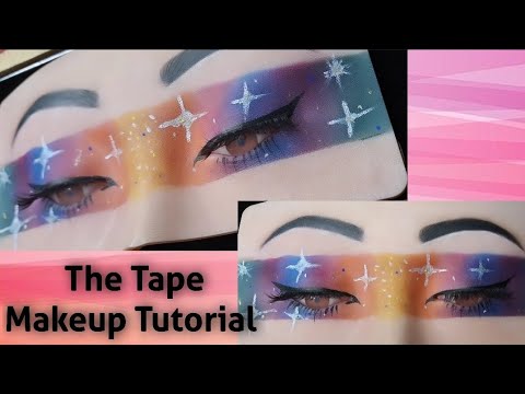 Tape Eye Makeup Tutorial || The Tape Makeup Trend